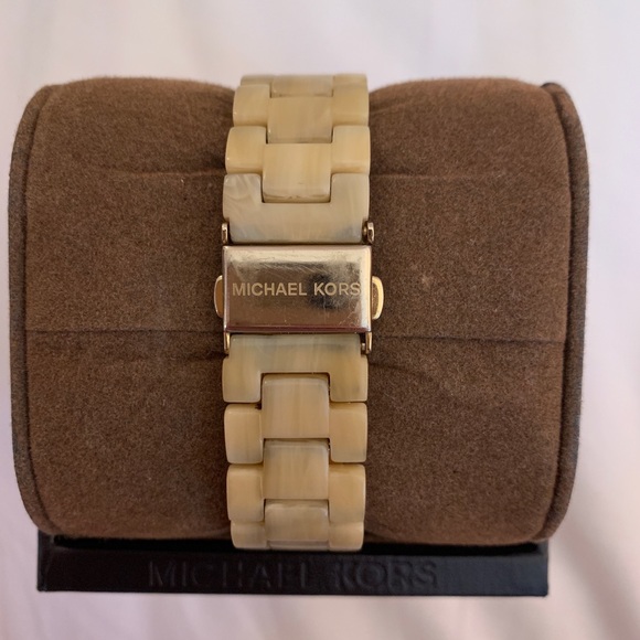 Michael Kors | Jewelry | Michael Kors Womens Mk539 Ritz Horn Watch ...